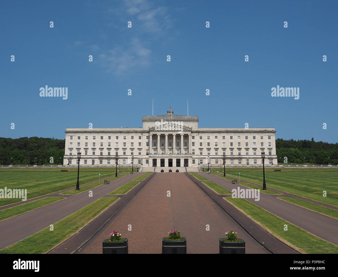 Parliament Buildings (aka as Stormont) in Belfast, UK Stock Photo - Alamy
