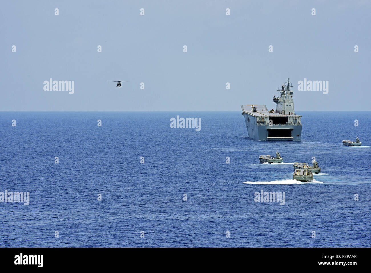Amphibious ship hmas canberra l02 hi-res stock photography and images ...