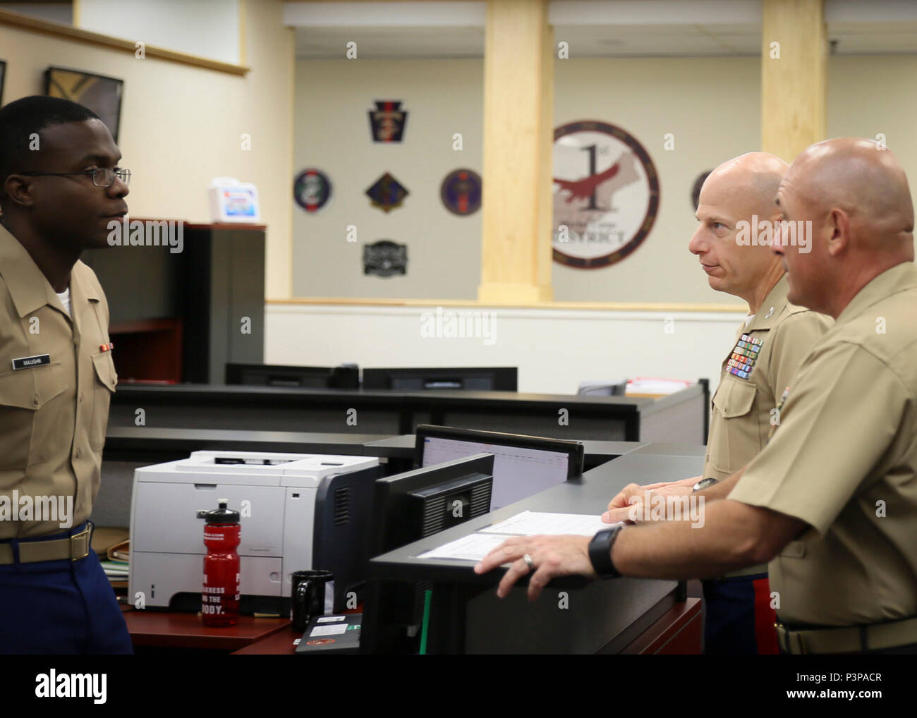 U.S. Marine Corps Brig. Gen. Austin Renforth, the commanding general of ...