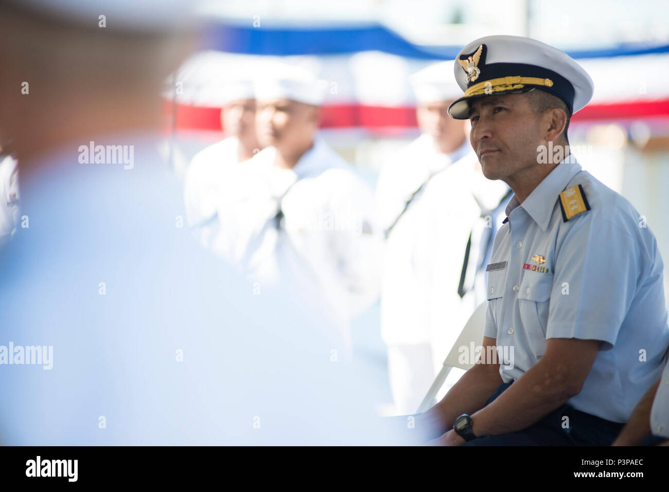 Rear Adm. Joseph Vojvodich, Assitant Commandant for Acquisition, looks ...
