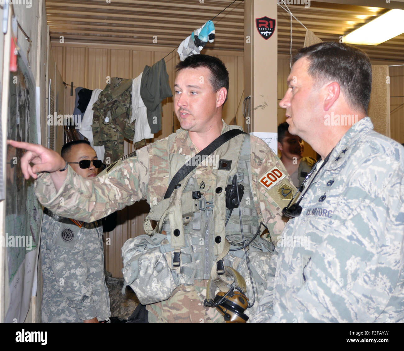 Massachusetts Army National Guard Sgt. 1st Class Michael Rockett, a non ...