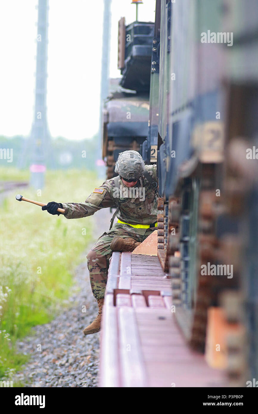 Spc. Raymond Pritchett, an armor crewman from Company D, 2nd Battalion ...
