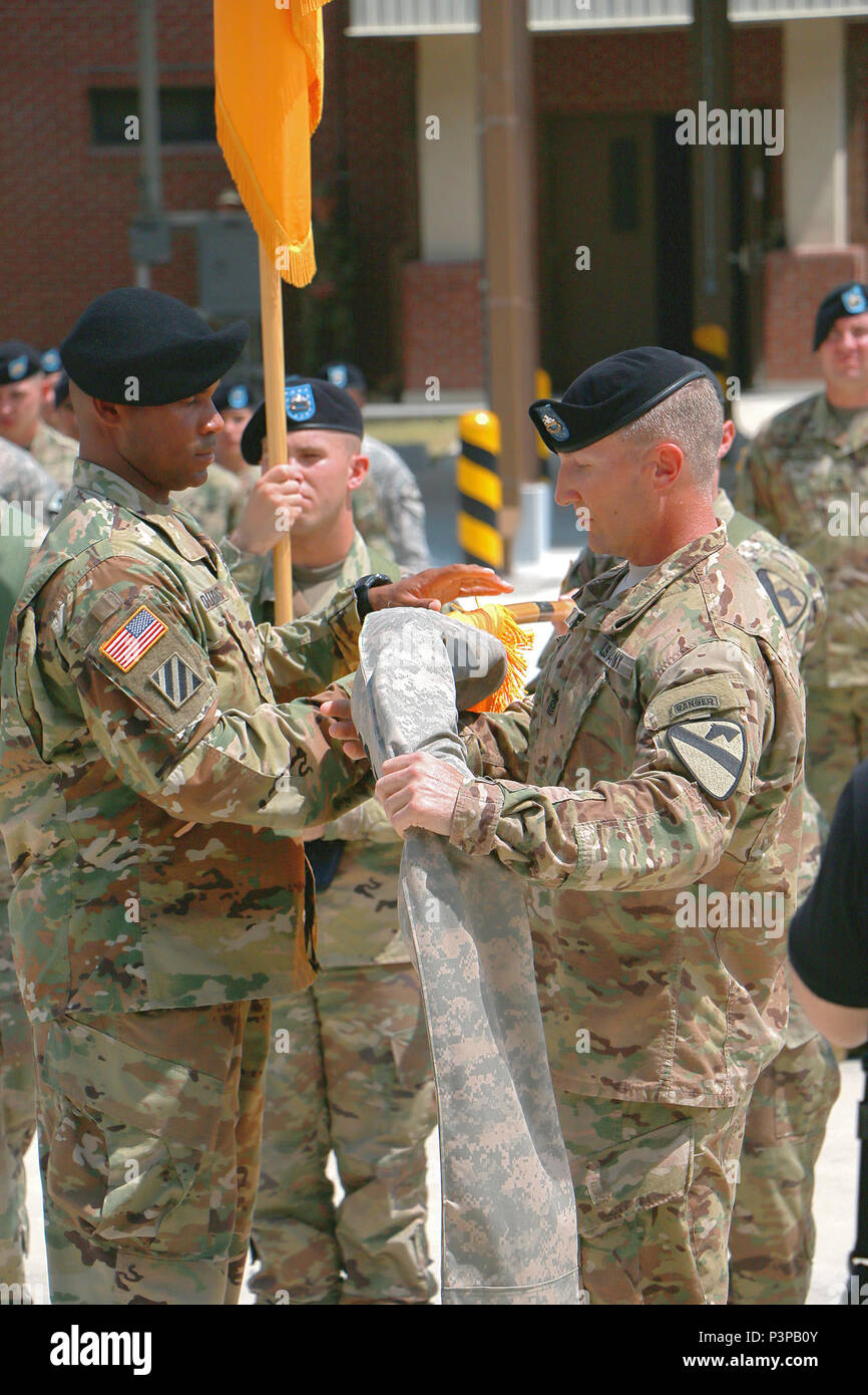 Lt. Col. Patrick Douglas, commander, 2nd Battalion, 8th Cavalry ...