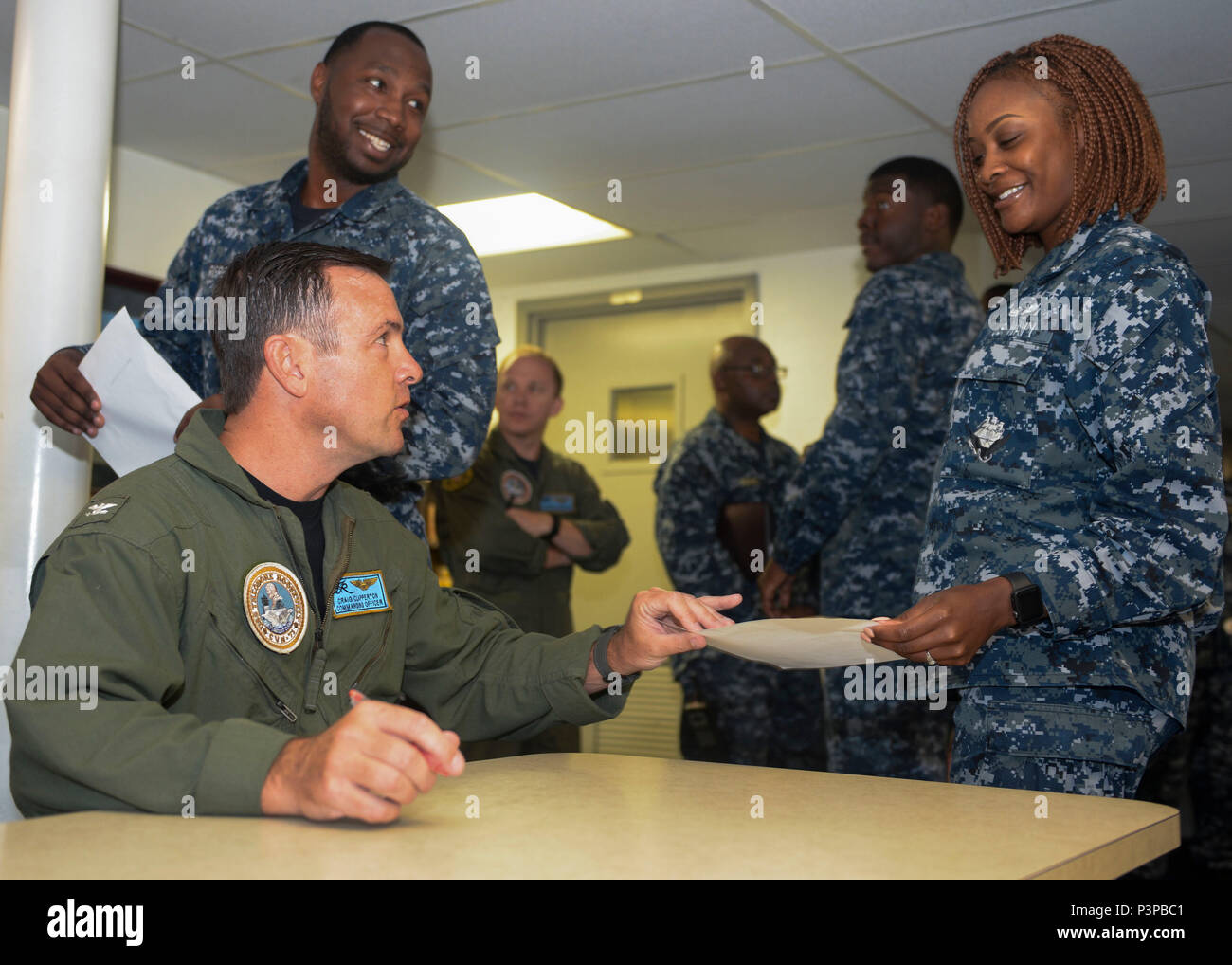 160720-N-SI600-001 SAN DIEGO (July 20, 2016) Captain Craig Clapperton ...