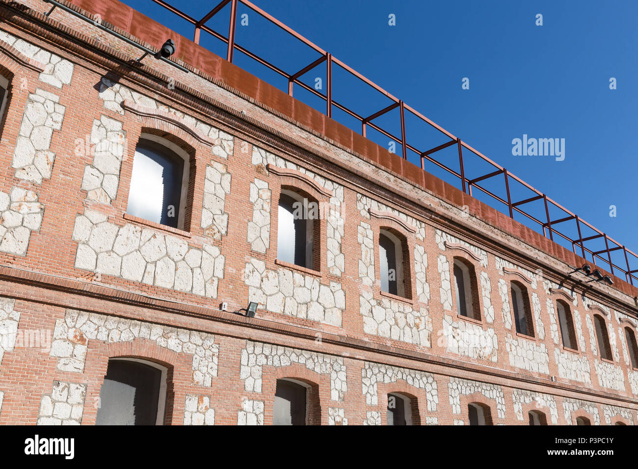 Madrid, Spain: Facade of the Matadero Madrid Arts Center in the ...