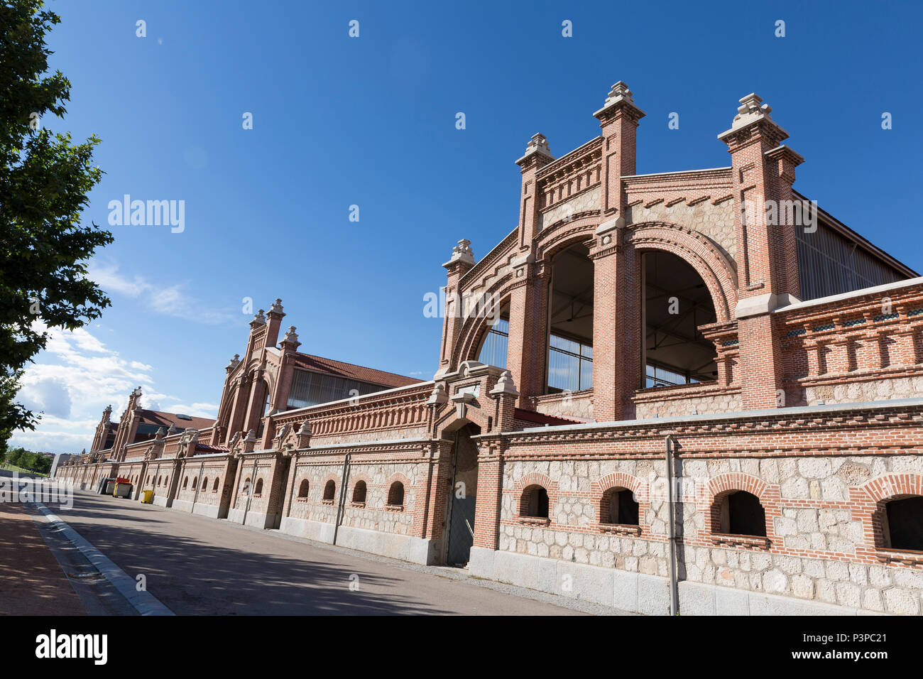 Madrid, Spain: Facade of the Matadero Madrid Arts Center in the ...