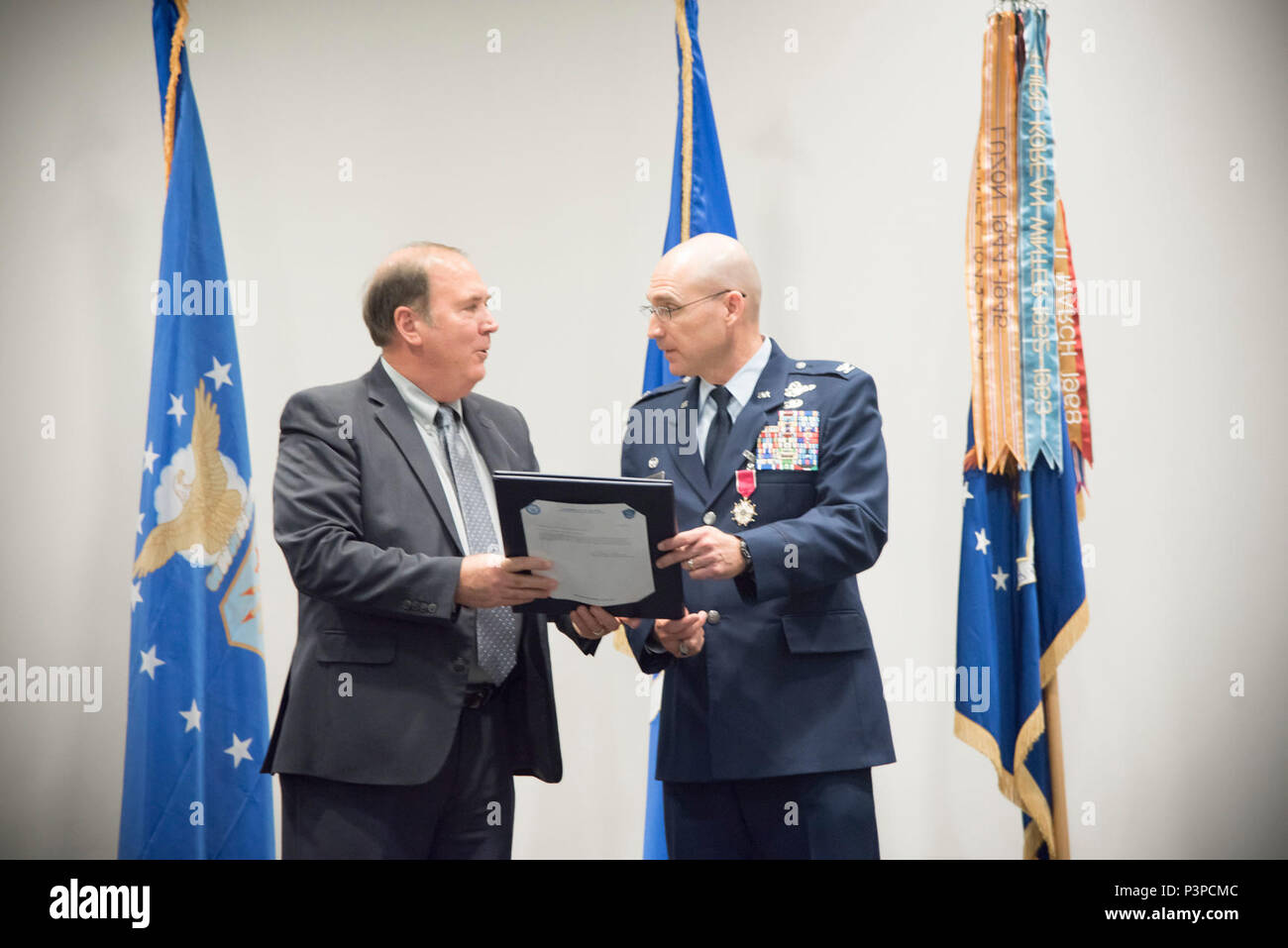Col. Tommy Hull (ret.) and Col. Michael Manion, former 403rd Wing ...