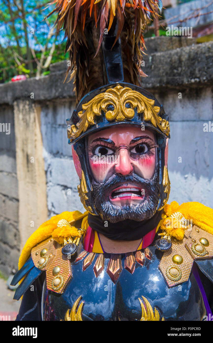 Participant in the Moriones festival in Boac Marinduque island the ...