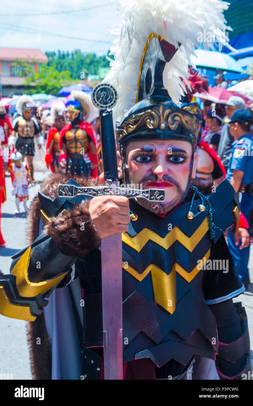 Participants in the Moriones festival in Boac Marinduque island the ...