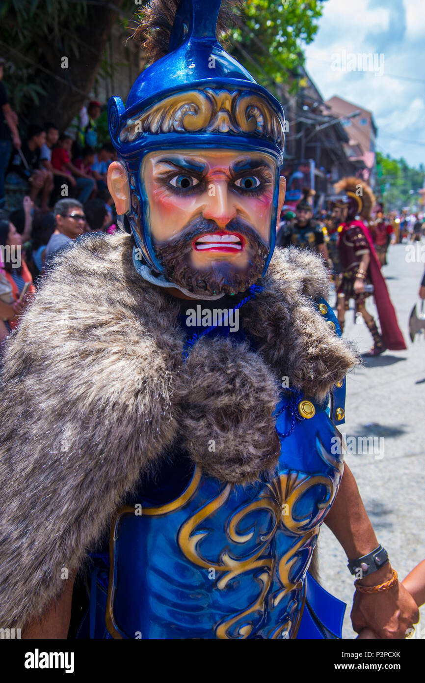 Participant in the Moriones festival in Boac Marinduque island the ...