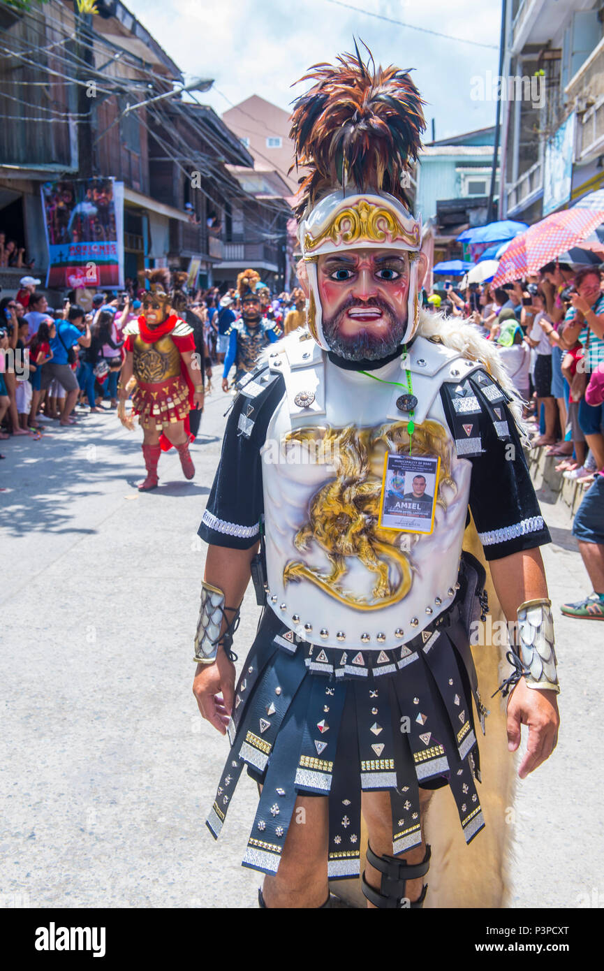 Participant in the Moriones festival in Boac Marinduque island the ...