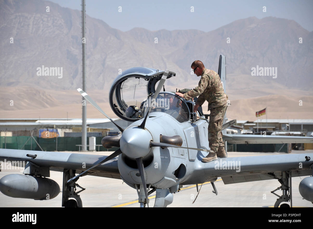 Brig. Gen. David Hicks, 438th Air Expeditionary Wing and Train, Advise ...