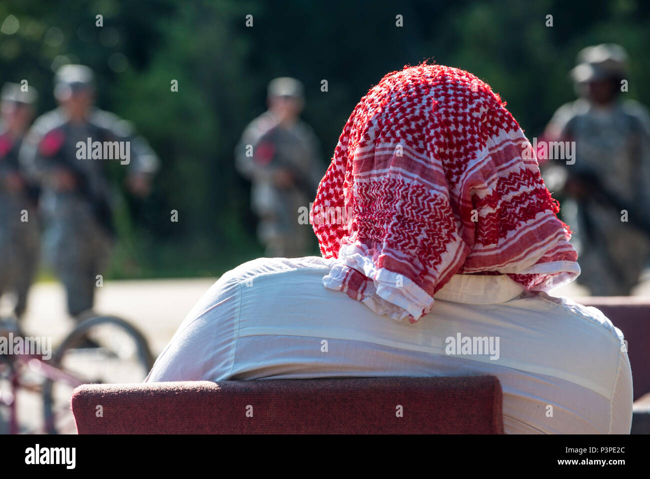 Cadets in Cadet Basic Training at Fort Knox, Ky., participate in a Key ...
