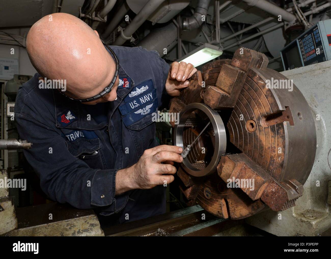 INDIAN OCEAN (July 23, 2016) Machinery Repairman 1st Class Matthew ...