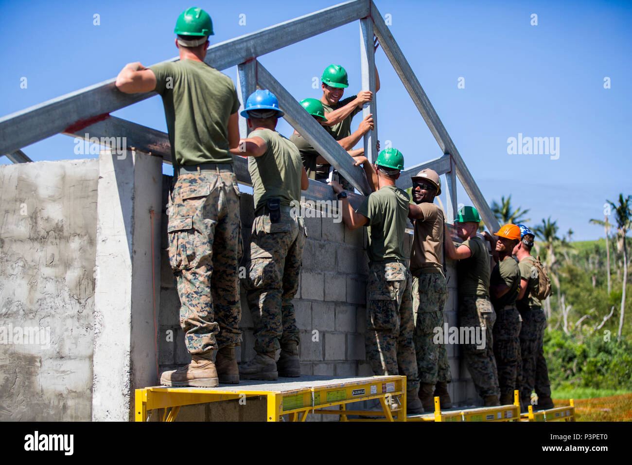 U.S. Marines and Sailors with Task Force Koa Moana 16.2, and Soldiers ...