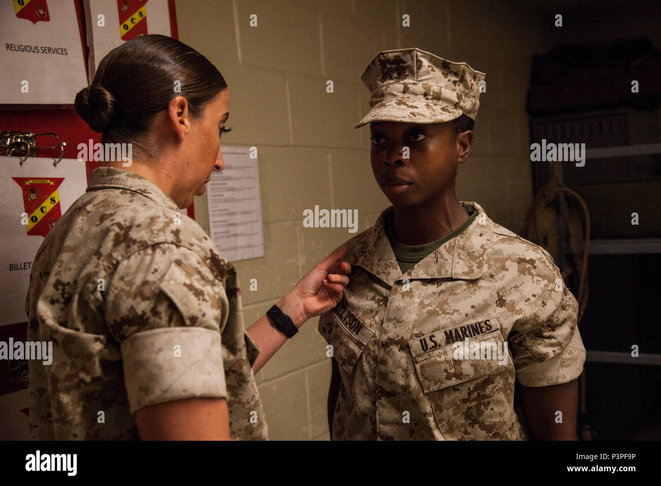 Candidates with Charlie Company, Officer Candidate School (OCS), are ...