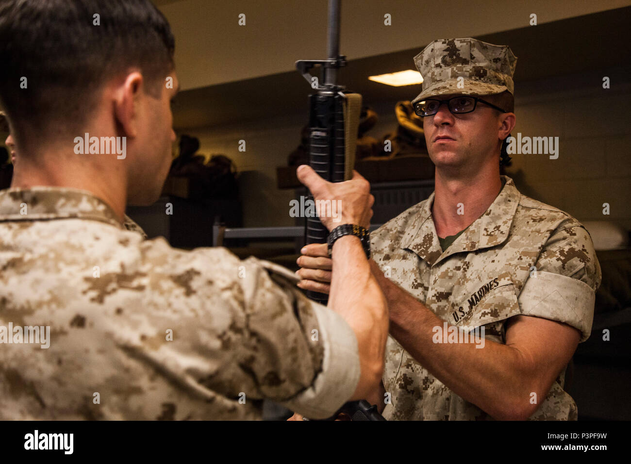Candidates with Charlie Company, Officer Candidate School (OCS), are ...