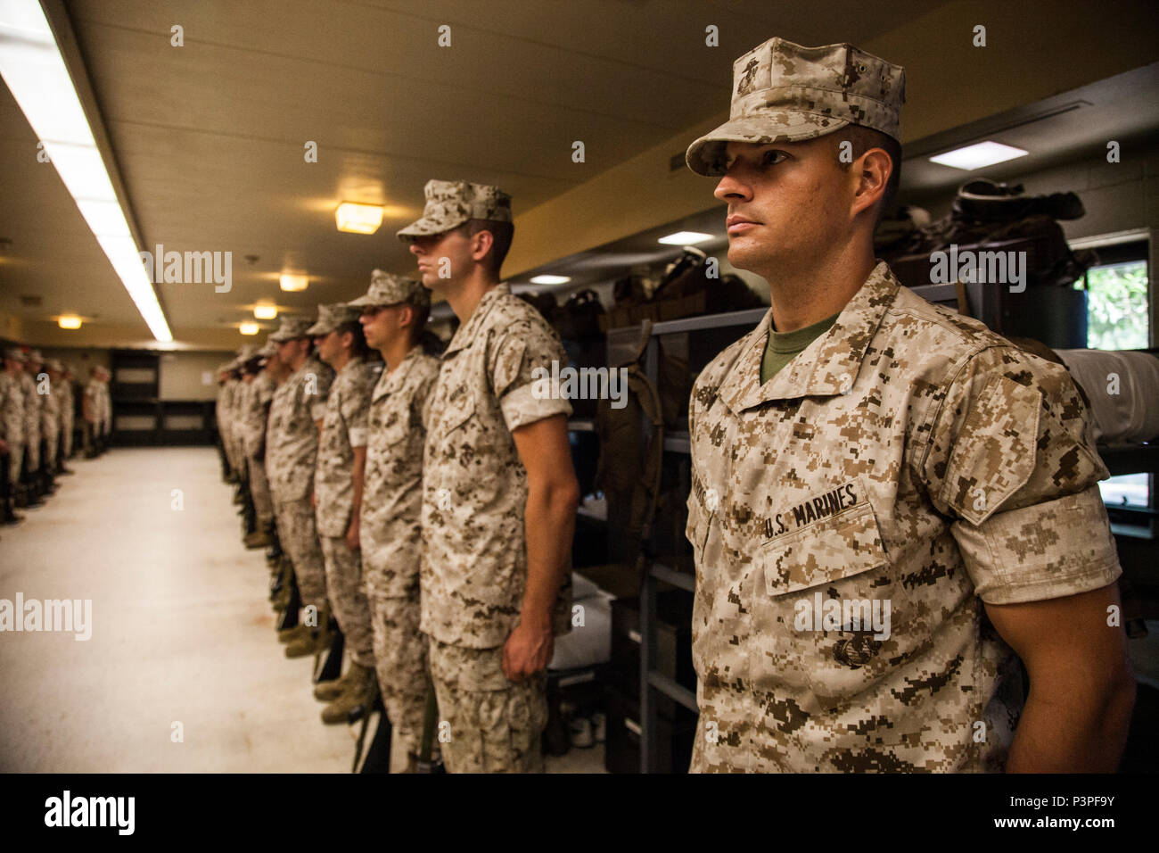 Platoon commanders inspection hi-res stock photography and images - Alamy