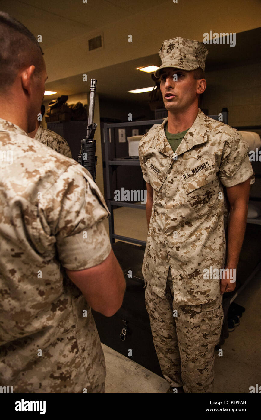 Candidates with Charlie Company, Officer Candidate School (OCS), are ...