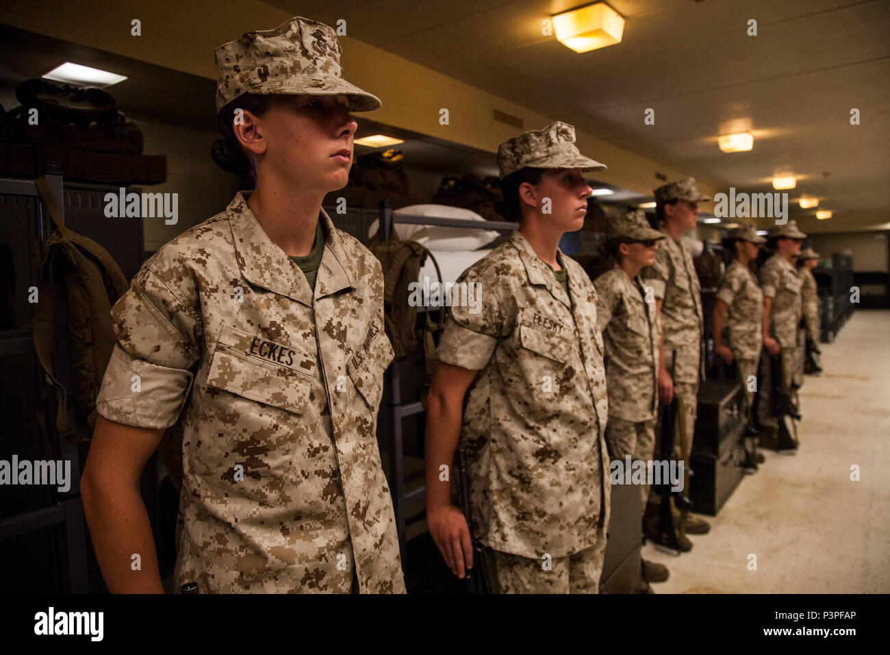 Candidates with Charlie Company, Officer Candidate School (OCS), are ...