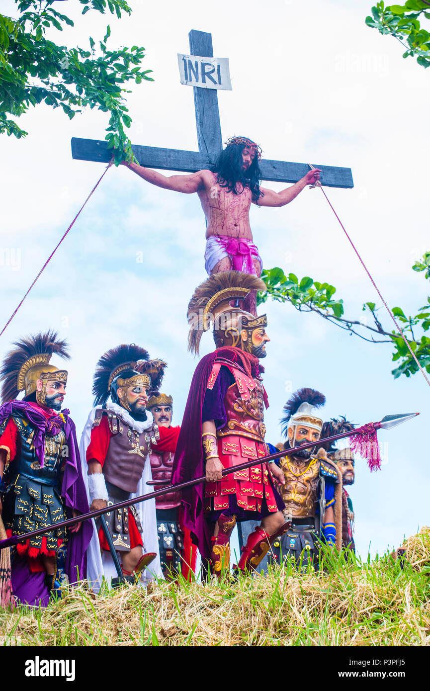 Participants in the Moriones festival in Boac Marinduque island the ...