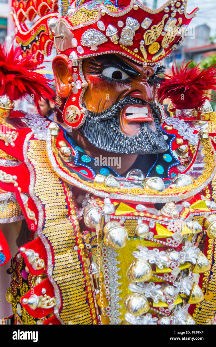 Participant in the Moriones festival in Boac Marinduque island the ...