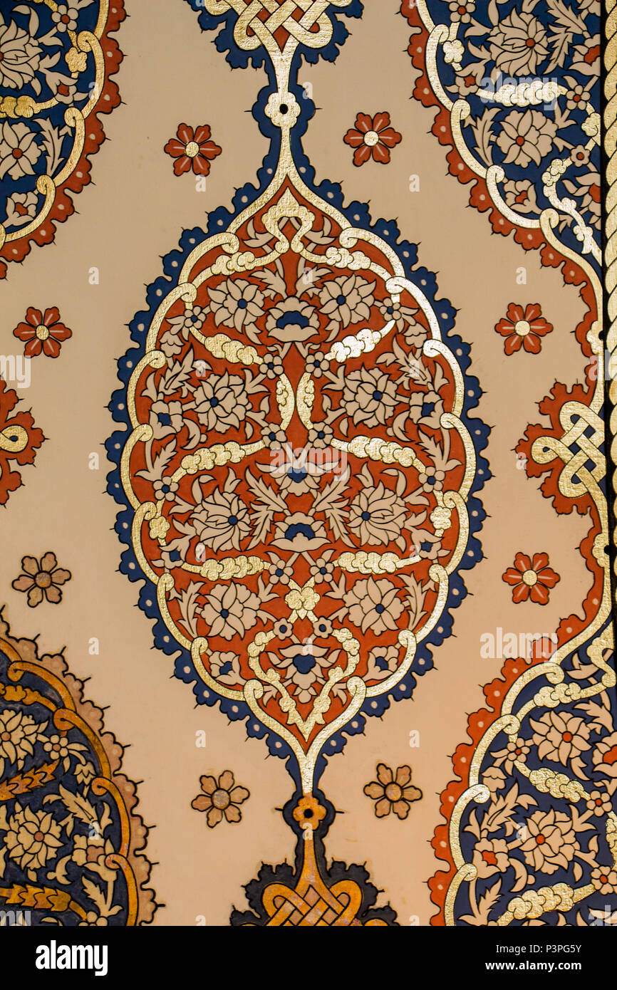 Floral art pattern example of the Ottoman time Stock Photo - Alamy