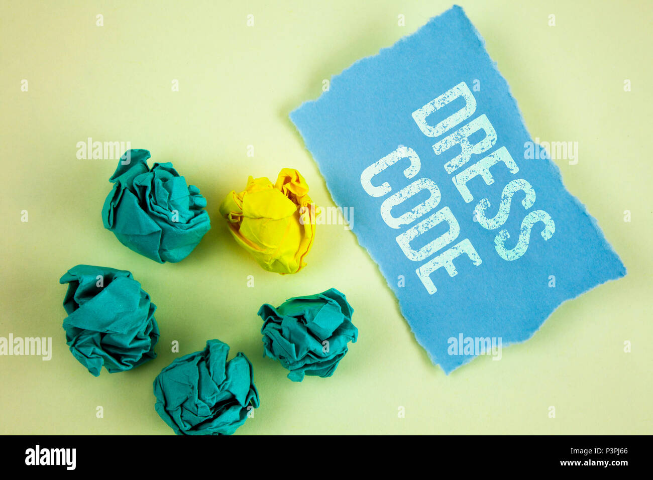 Text sign showing Dress Code. Conceptual photo Rules of what you can ...