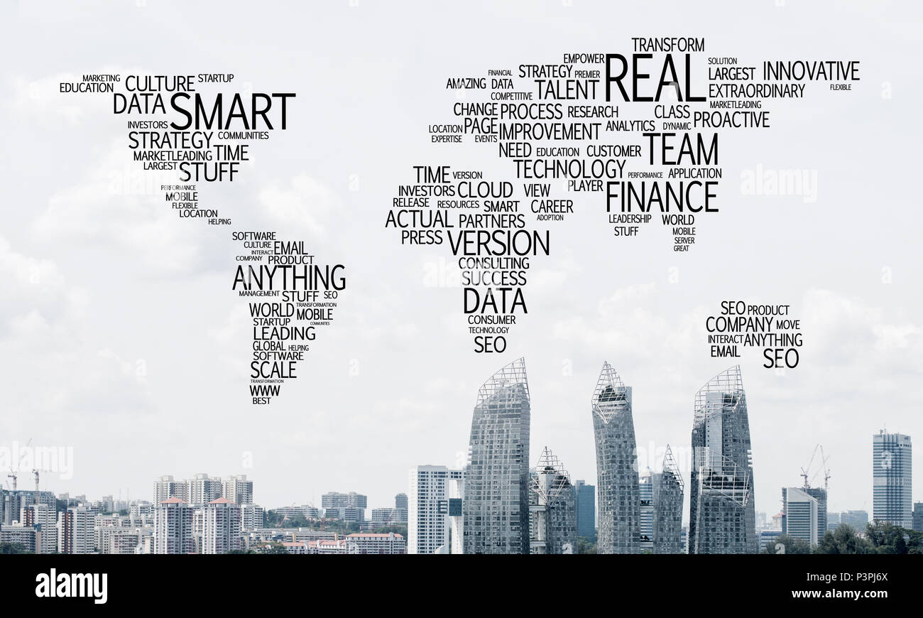 Business globalization concept Stock Photo - Alamy