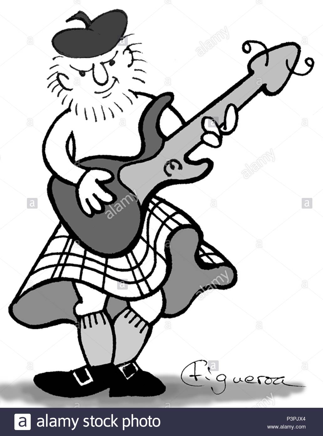 Cartoon Scottish Man Stock Photos & Cartoon Scottish Man Stock Images ...