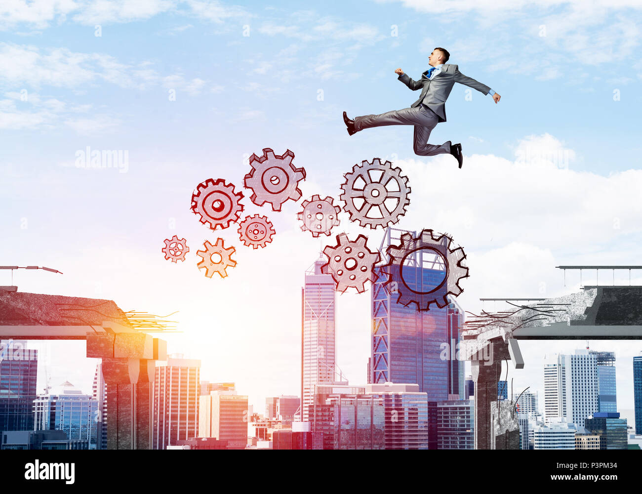 Problem and difficulties overcoming concept Stock Photo - Alamy