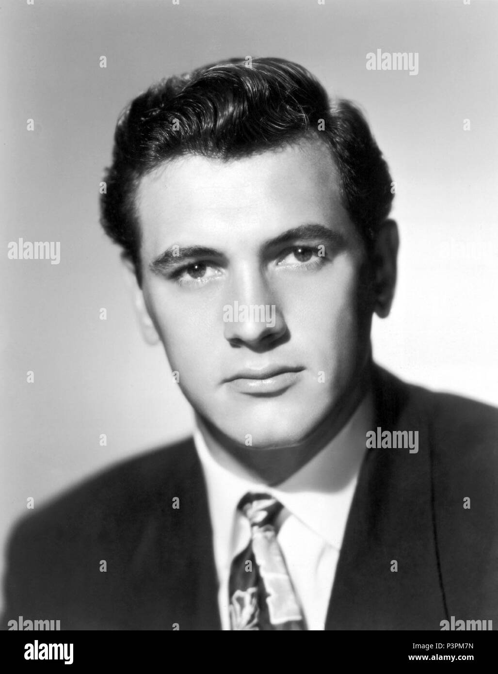 Rock hudson portrait Black and White Stock Photos & Images - Alamy