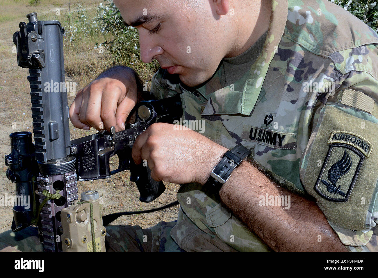 U.S. Army Spc. Fernando Jimenez, an armor from 2nd Battalion, 503rd ...