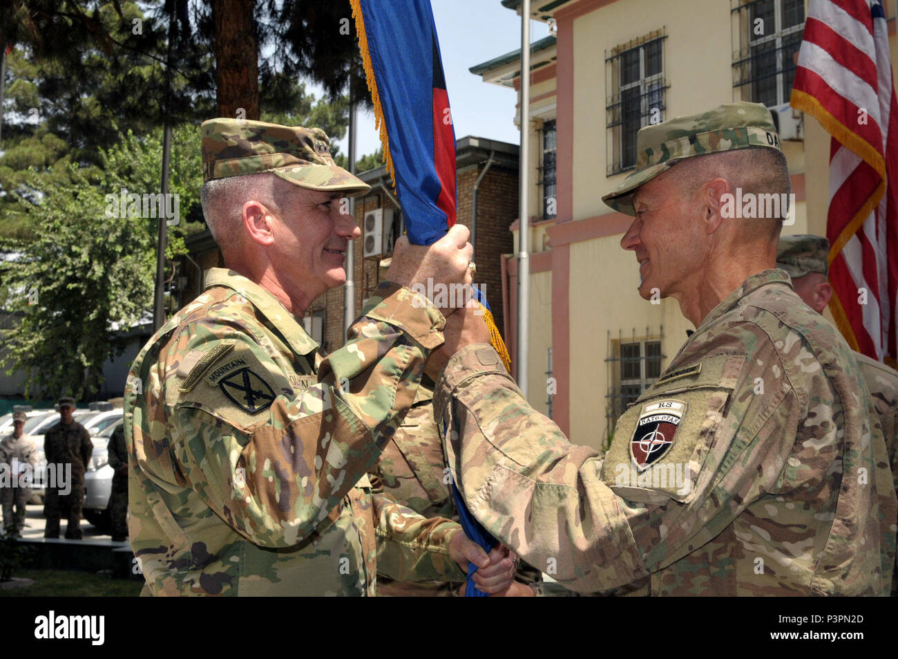 Maj. Gen. Gordon "Skip" B. Davis, Jr. presents the Combined Security ...