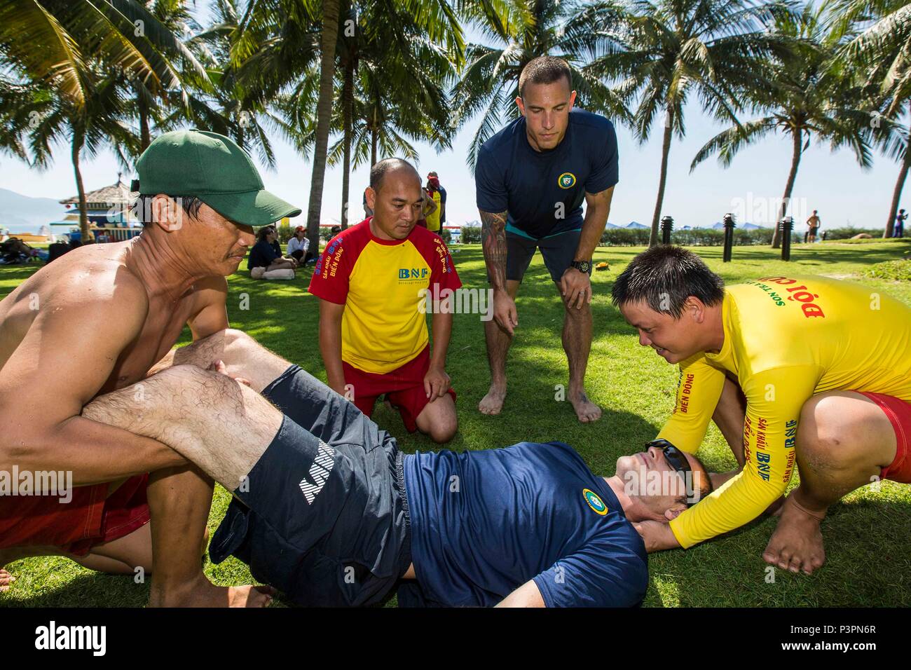 Moving lifeguard hi-res stock photography and images - Alamy
