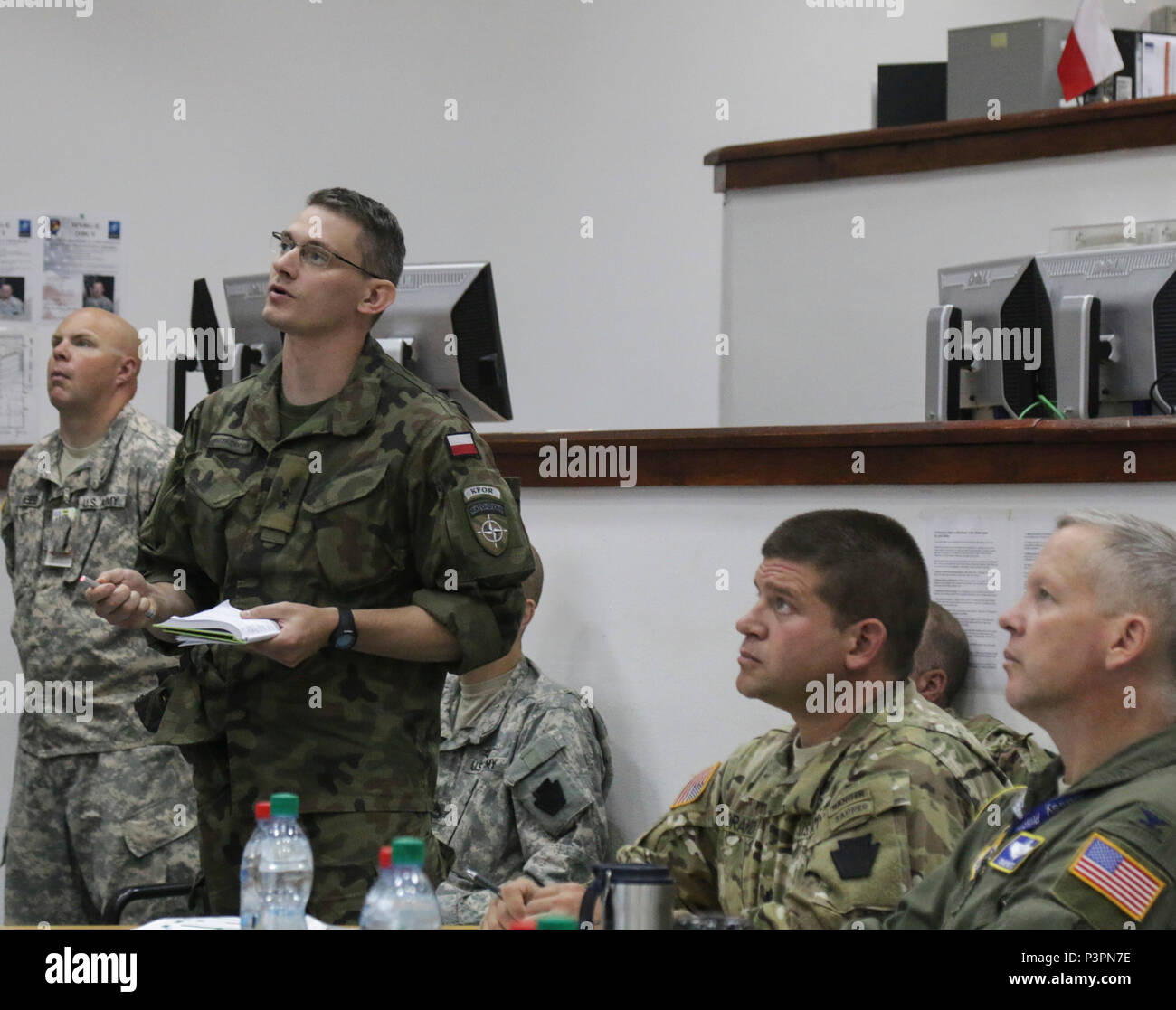 2nd Lt. Pawel Witkowski, a Polish battle captain with Multinational ...