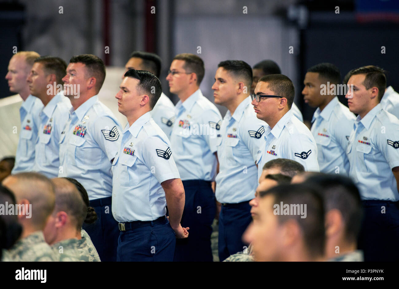Members of the 60th Aerial Port Squadron, Travis Air Force Base, Calif ...