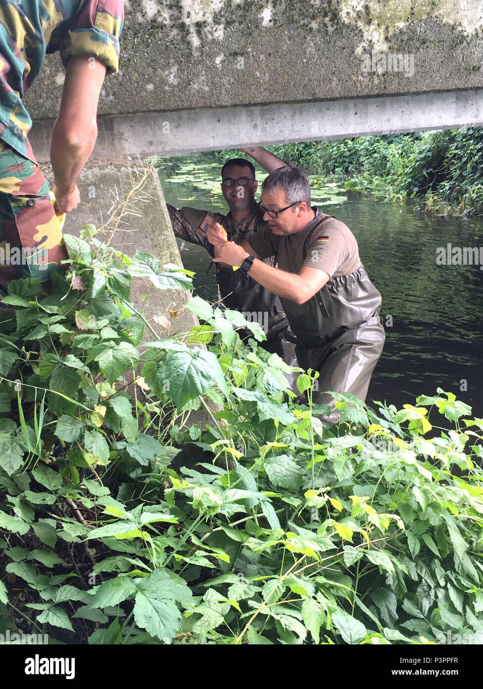 U.S. Army 1st Lt. Graham Hill, an engineer with the 10th Engineer ...