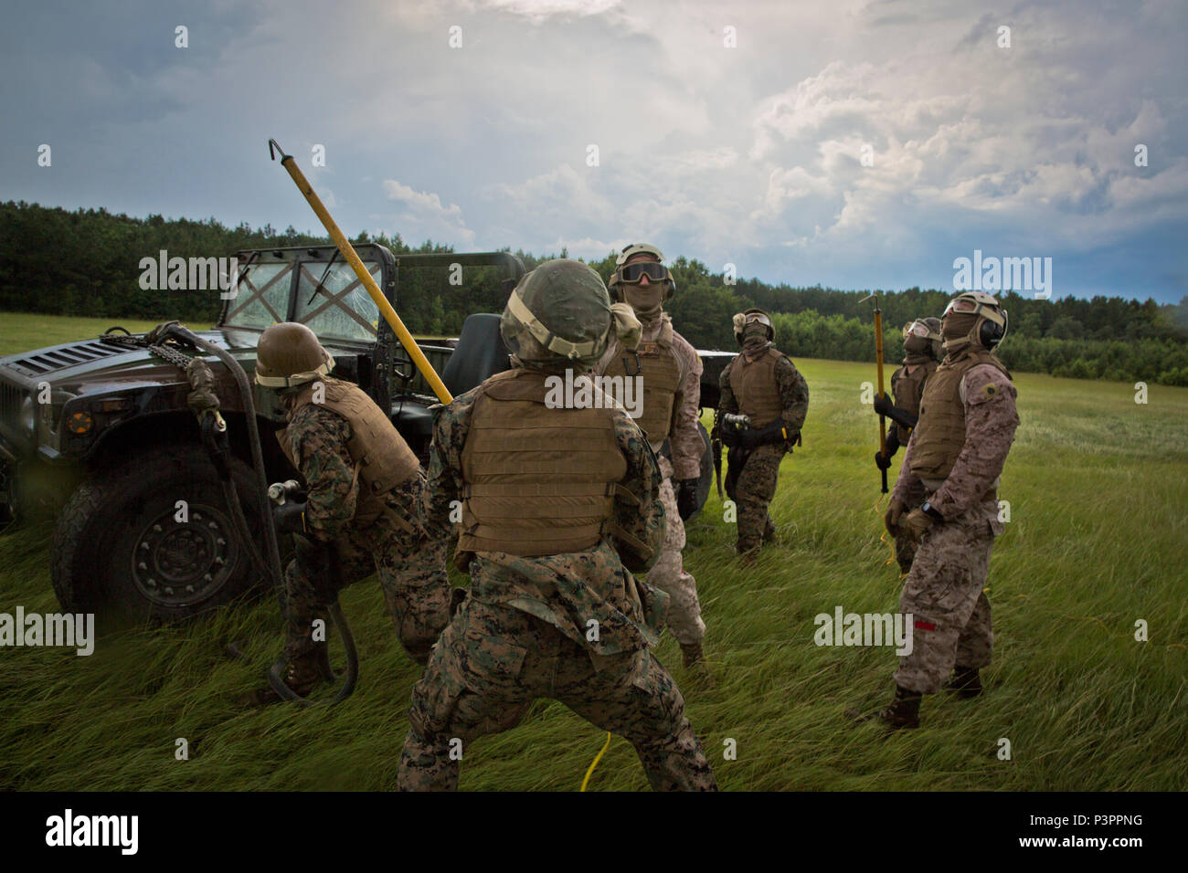 U.S. Marines assigned to Logistics Operations School (LOS), Marine ...