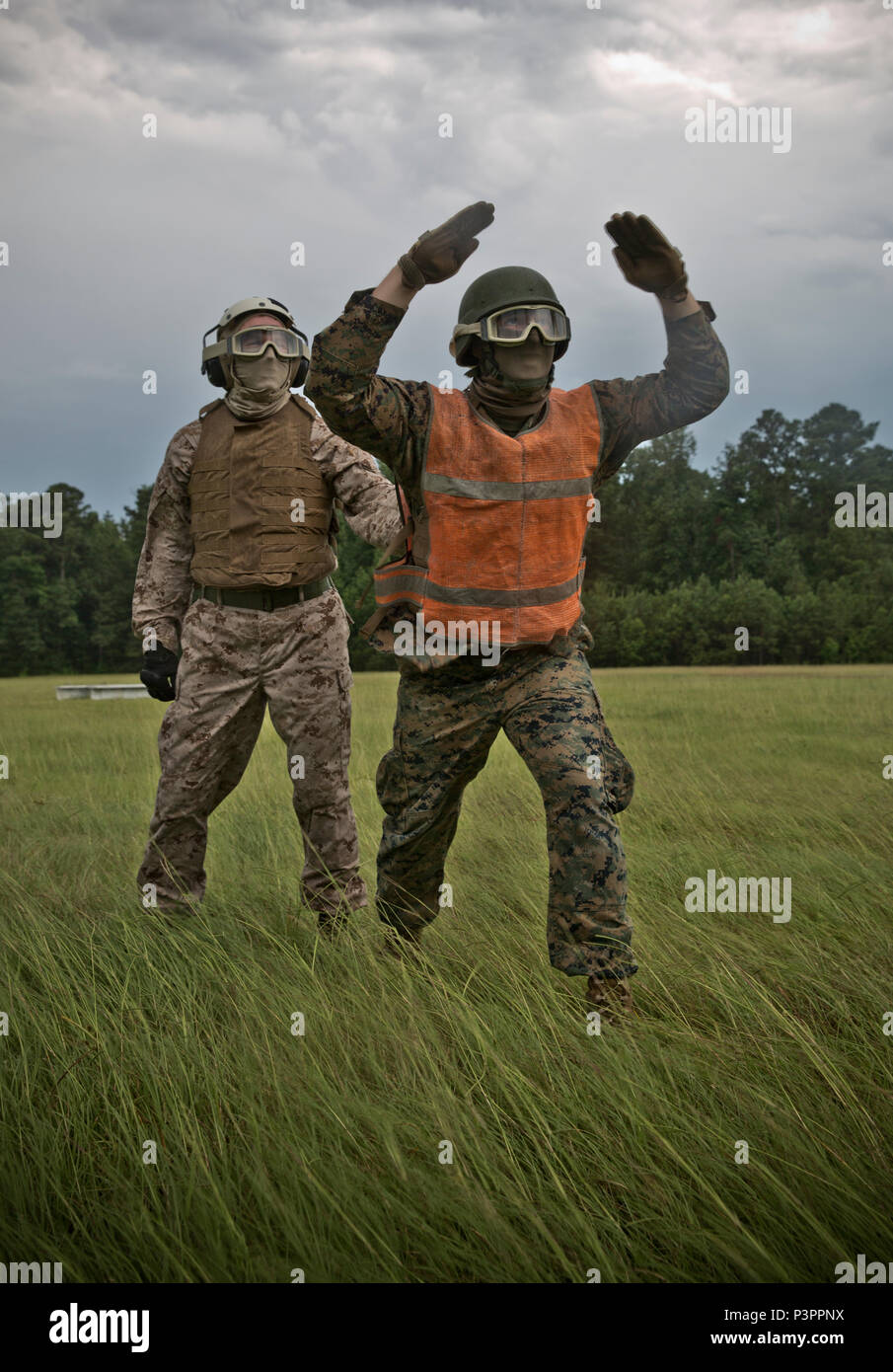 A U.S. Marine assigned to Logistics Operations School (LOS), Marine ...