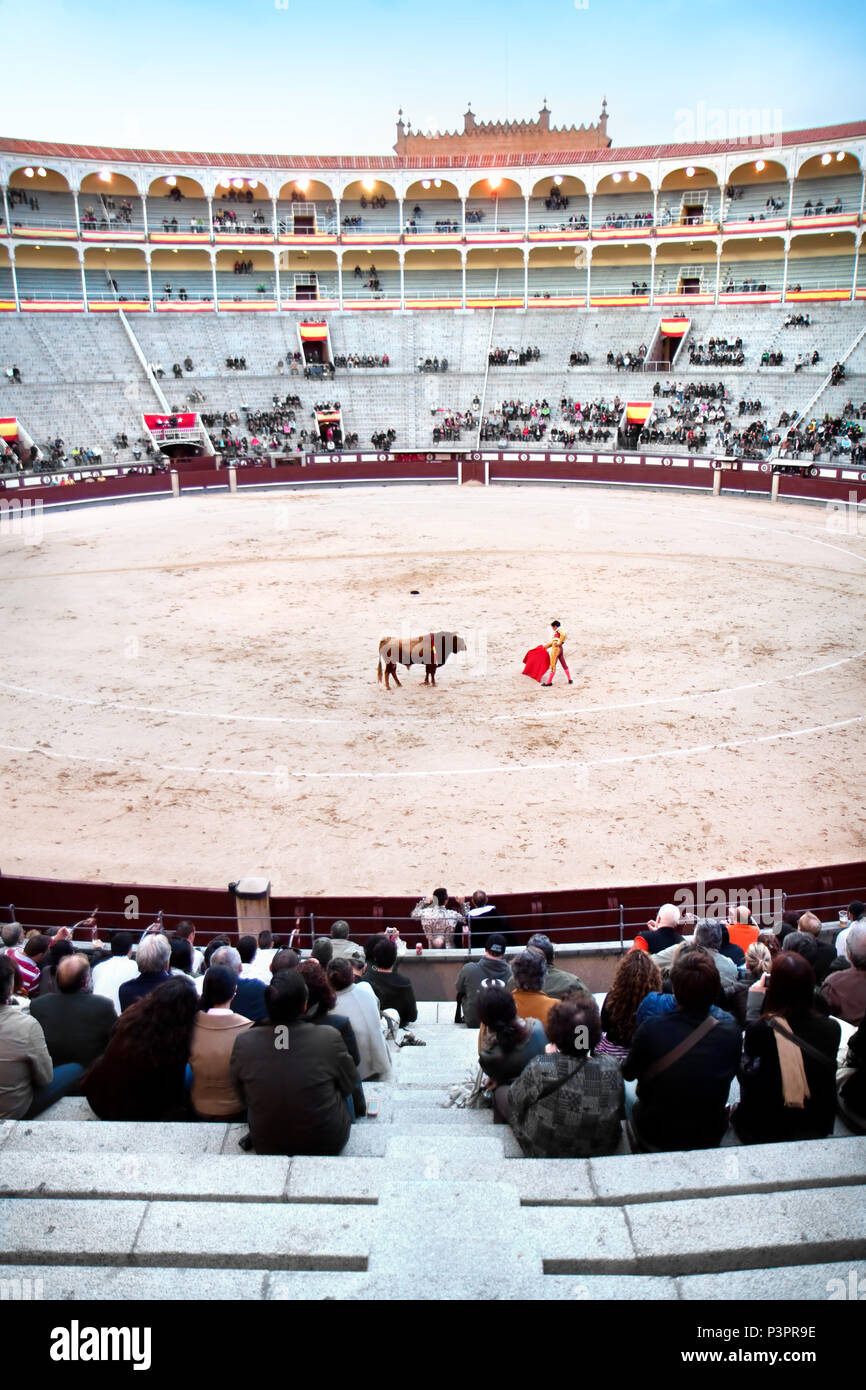 MADRID - OCTOBER 17: A matador in full dress is main performer in ...