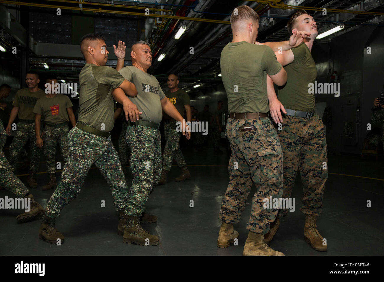 U.S. Marines with 3rd Law Enforcement Battalion, III Marine ...