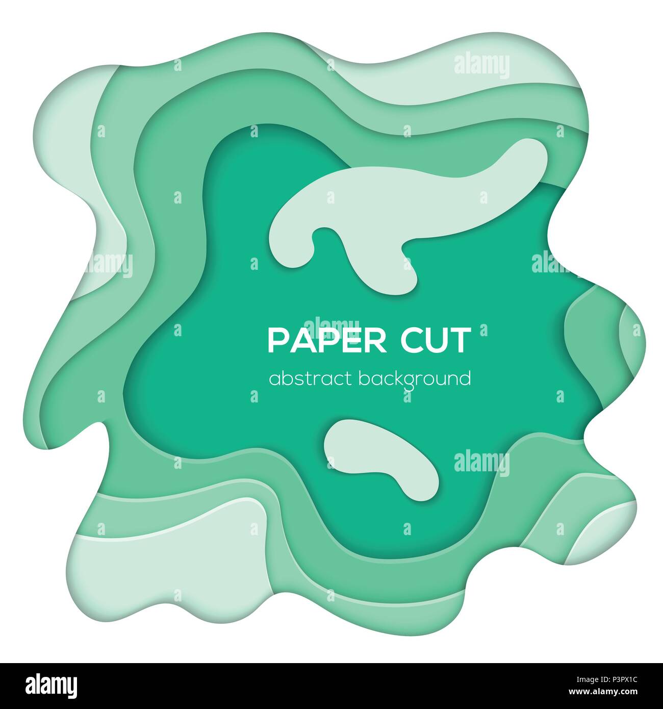 Brochure template design layout green Cut Out Stock Images & Pictures ...