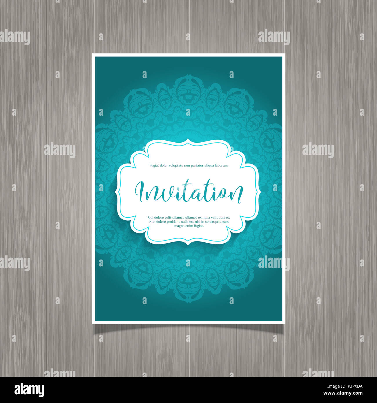Invitation eps vector hi-res stock photography and images - Alamy