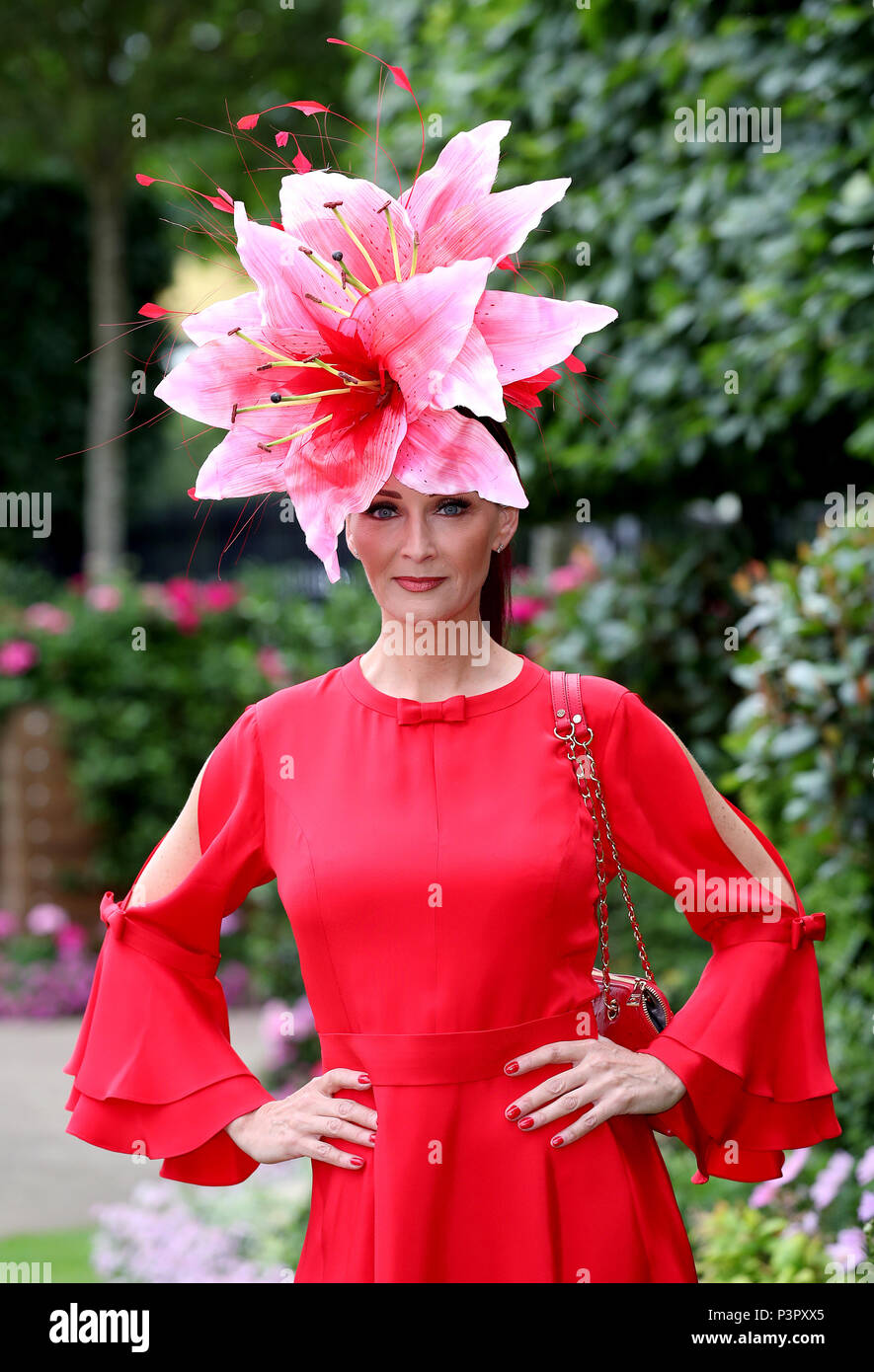 Chelsey Baker from Surrey during day one of Royal Ascot at Ascot ...