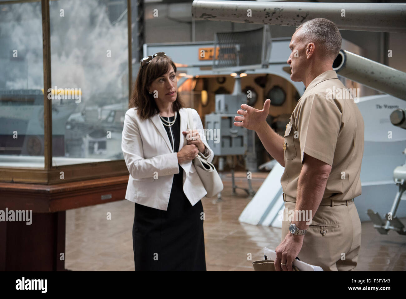 Under Secretary of the Navy Dr. Janine Davidson visited Naval Support ...