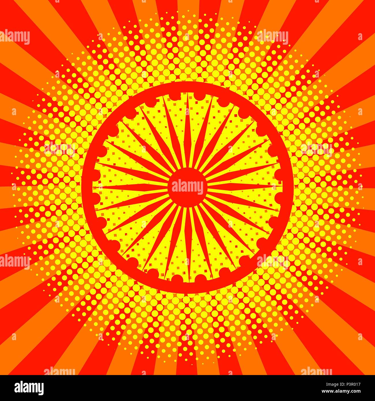 Independence Day of India. 15 August. Concept of the Indian national ...