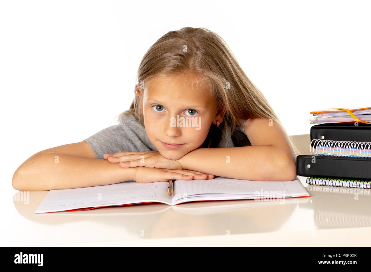 Little girl exam paper hi-res stock photography and images - Alamy