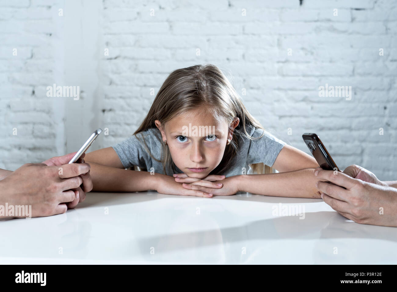 Ignored child and parents hi-res stock photography and images - Alamy