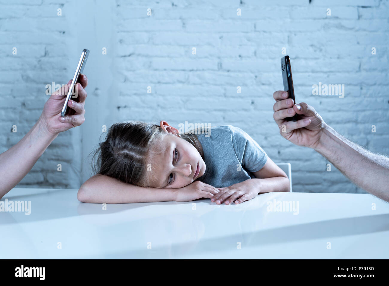 Ignored child and parents hi-res stock photography and images - Alamy